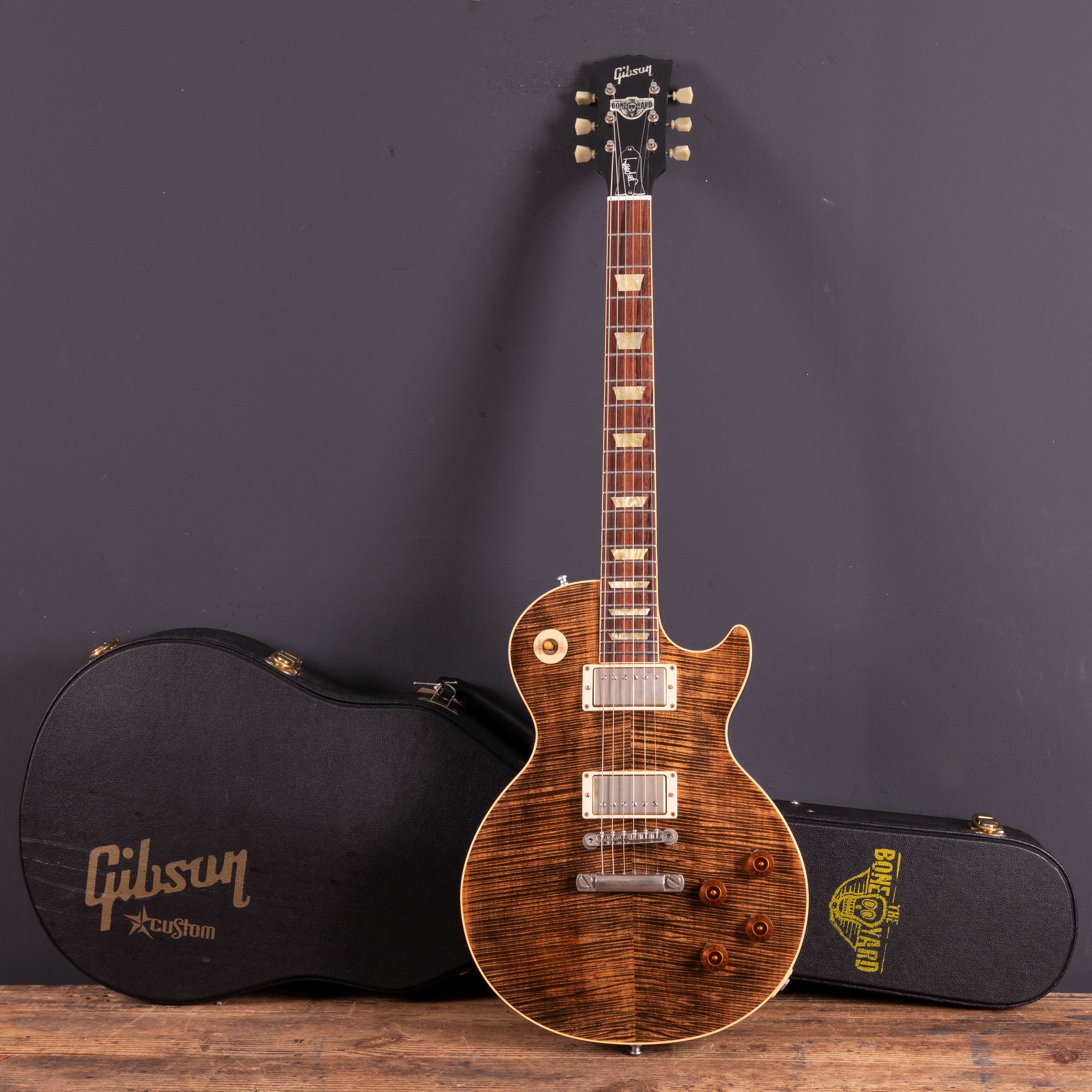 Gibson Custom Joe Perry Signature Boneyard Les Paul Standard, Green Ti ...